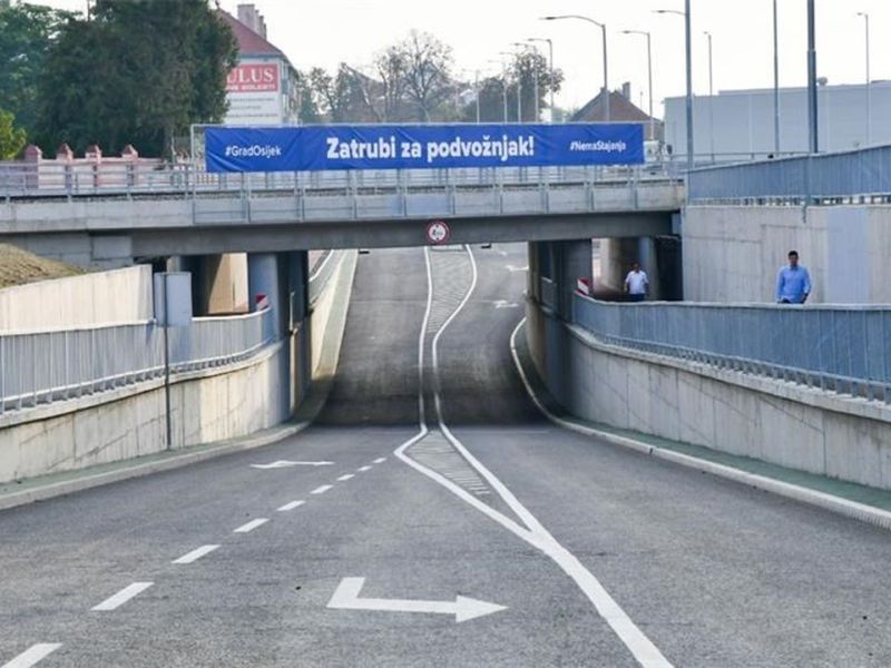 U Osijeku otvoren podvožnjak u Ulici Sv. Leopolda Bogdana Mandića